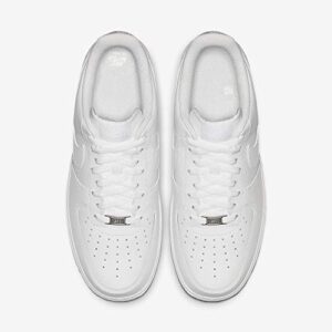 Nike Men's Air Force 1 Low Sneaker, White/White, 11