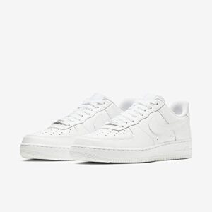 Nike Men's Air Force 1 Low Sneaker, White/White, 11