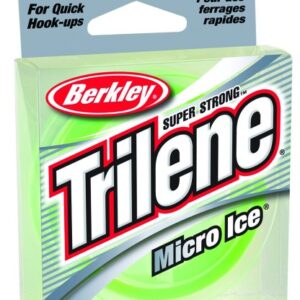 Berkley Trilene® Micro Ice®, Solar, 6-Pound Break Strength, 110yd Monofilament Fishing Line, Suitable for Freshwater Environments, 25yd | 22m