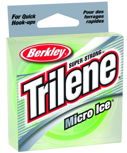 Berkley Trilene® Micro Ice®, Solar, 6-Pound Break Strength, 110yd Monofilament Fishing Line, Suitable for Freshwater Environments, 25yd | 22m