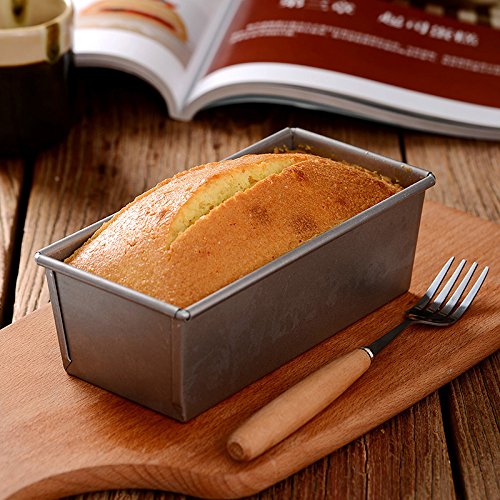 Tiger Crown 2310 Cake Pan, Silver, 3.7 x 7.4 x 3.4 inches (95 x 187 x 86 mm), Ulster Pound Shape, 1.0 Loin, Steel, Aluminum Plated