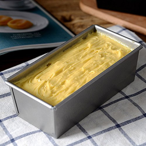 Tiger Crown 2310 Cake Pan, Silver, 3.7 x 7.4 x 3.4 inches (95 x 187 x 86 mm), Ulster Pound Shape, 1.0 Loin, Steel, Aluminum Plated