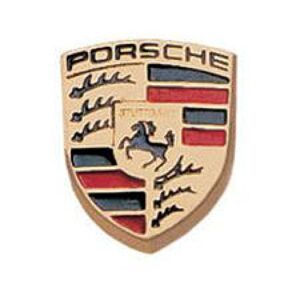 porsche crested lapel badge