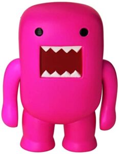 4" domo vinyl figure: black light pink