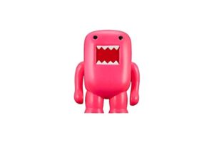 dark horse deluxe 4" domo fluorescent black light vinyl figure: red