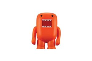 4" domo vinyl figure: black light orange