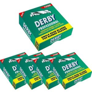 500 "derby professional" single edge razor blades for straight razor