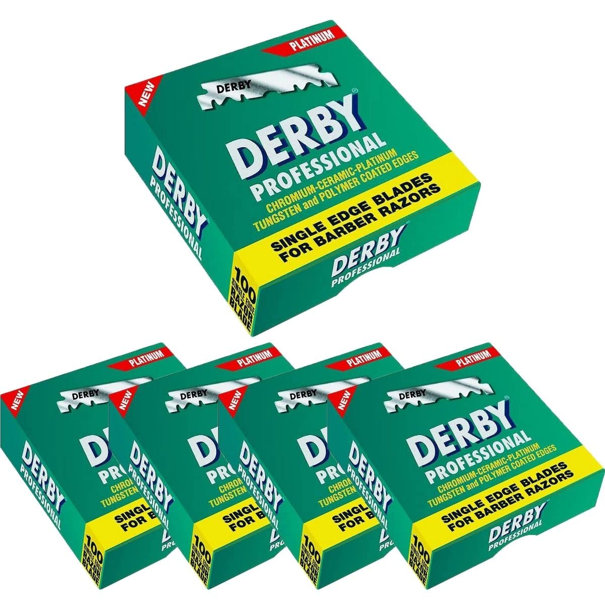 500 "Derby Professional" Single Edge Razor Blades for straight razor