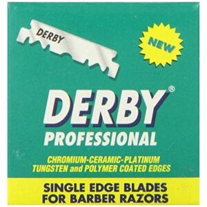 500 "Derby Professional" Single Edge Razor Blades for straight razor