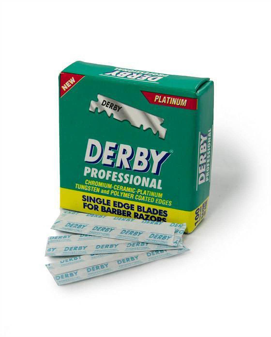 500 "Derby Professional" Single Edge Razor Blades for straight razor