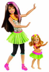 barbie sisters hula dance skipper and chelsea doll 2-pack