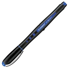 stabilo bionic bl@ck pen fine blue