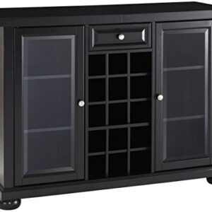 Crosley Furniture Alexandria Sliding Top Bar Cabinet - Black