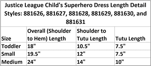 Justice League Child's Supergirl Tutu Dress - Small