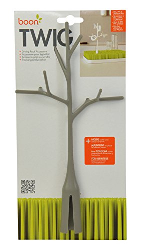 Boon Twig Grass and Lawn Drying Rack Accessory, Warm Gray