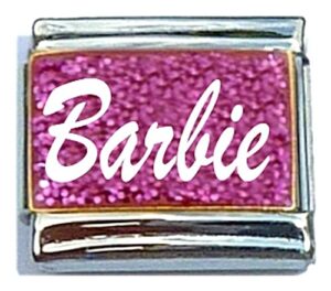 barbie pink italian charm