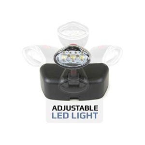 Carson Pro Series MagniVisor Deluxe Head-Worn LED Lighted Magnifier with 4 Different Lenses (1.5x, 2x, 2.5x, 3x) (CP-60)