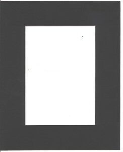 pack of 5 18x24 black picture mats with white core bevel cut for 13x19 pictures