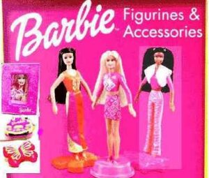 mcdonalds - barbie complete happy meal set - 2002