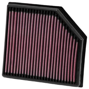 K&N Engine Air Filter: Reusable, Clean Every 75,000 Miles, Washable, Premium, Replacement Car Air Filter: Compatible with 2002-2014 VOLVO (XC90, S60, V70 II, XC70 Cross Country), 33-2972