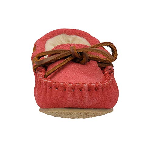 Minnetonka Cassie Slippers for Kids Hot Pink 4 M