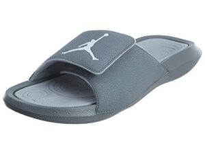 nike jordan men's jordan hydro 6 cool grey/white/wolf grey sandal 13 men us