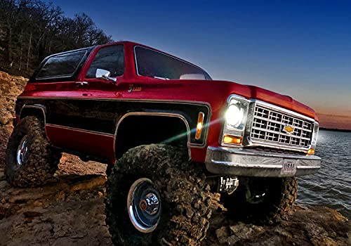 Traxxas 8038 Radio Control TRX-4 Chevrolet K5 Blaser Realistic Waterproof Bright LED Full Light Kit with High and Low Headlight Function