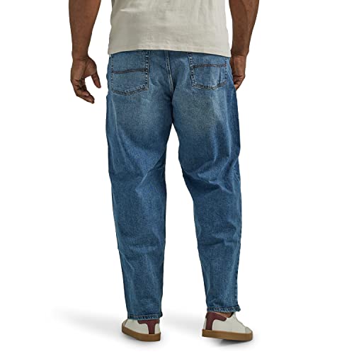 Lee Men's Big & Tall Premium Select Custom Fit Loose Straight Leg Jean, Drifter, 52W x 30L