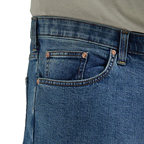 Lee Men's Big & Tall Premium Select Custom Fit Loose Straight Leg Jean, Drifter, 52W x 30L