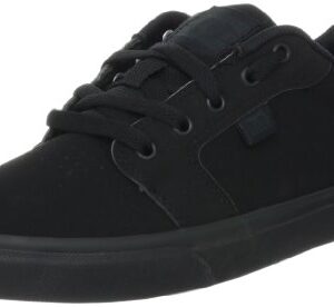 DC mens Anvil Casual Skate Shoe, Black/Black, 10.5 US