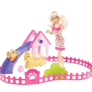 Barbie Puppy Play Park and Barbie Doll Giftset