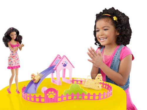 Barbie Puppy Play Park and Barbie Doll Giftset