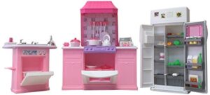 gloria dollhouse furniture - deluxe kitchen play set