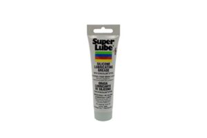 super lube 92003 silicone lubricating grease with ptfe, 3 oz tube, translucent white