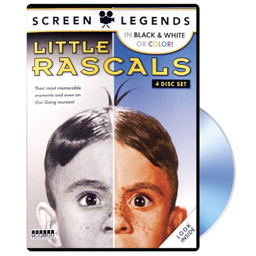 Screen Legends: Little Rascals in Black and White and Color (4 Disc DVD Set)