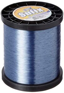 sufix superior spool size fishing line (smoke blue, 60-pound)