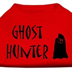 Mirage Pet Products Ghost Hunter Screen Print Shirt Red with Black Lettering XXL (18)