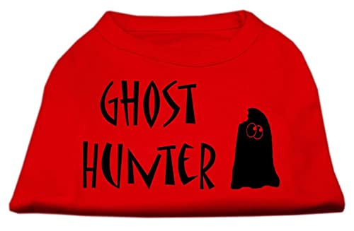 Mirage Pet Products Ghost Hunter Screen Print Shirt Red with Black Lettering XXL (18)