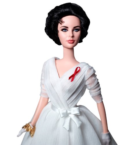 Barbie Classic White Diamonds Elizabeth Taylor 12 inch Doll