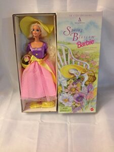 spring blossom barbie doll: avon exclusive special edition, flower theme, ages 3+