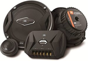 jbl gto609c 270 watts 6-1/2" premium car audio component stereo speaker system with patented plus one woofer-cone technology