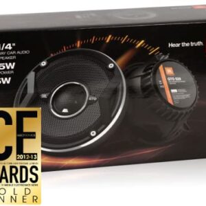 JBL GTO609C 270 Watts 6-1/2" Premium Car Audio Component Stereo Speaker System with Patented Plus One Woofer-Cone Technology