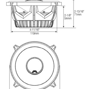 JBL GTO609C 270 Watts 6-1/2" Premium Car Audio Component Stereo Speaker System with Patented Plus One Woofer-Cone Technology