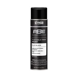 seymour 20-1678 pbe professional trim spray paint, flat black