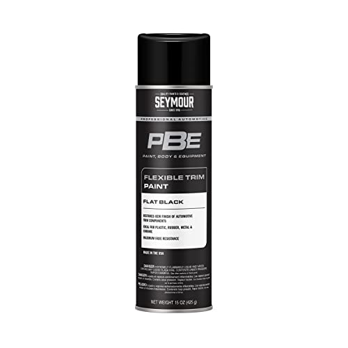 Seymour 20-1678 PBE Professional Trim Spray Paint, Flat Black