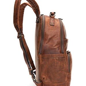 FRYE Logan Backpack Backpack Cognac Antique Pull Up One Size