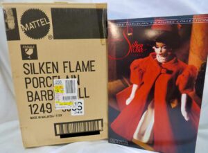 silken flame, barbie porcelain treasures collection