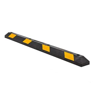 guardian heavy duty rubber parking curb - 72" long