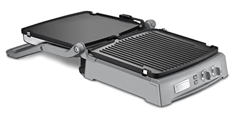 Cuisinart GR-150P1 Deluxe Electric Griddler, Stainless Steel