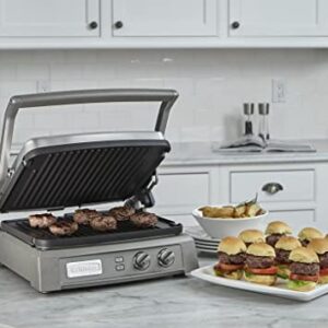 Cuisinart GR-150P1 Deluxe Electric Griddler, Stainless Steel